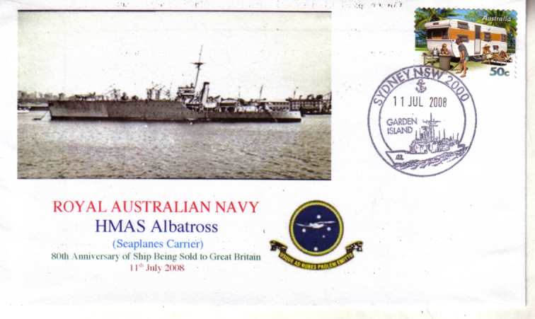 RAN decommissioned Ship Covers : Postcard Interactive