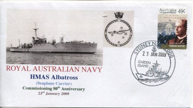 RAN decommissioned Ship Covers : Postcard Interactive