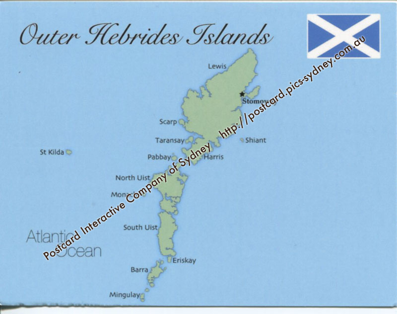 Outer Hebrides Map
