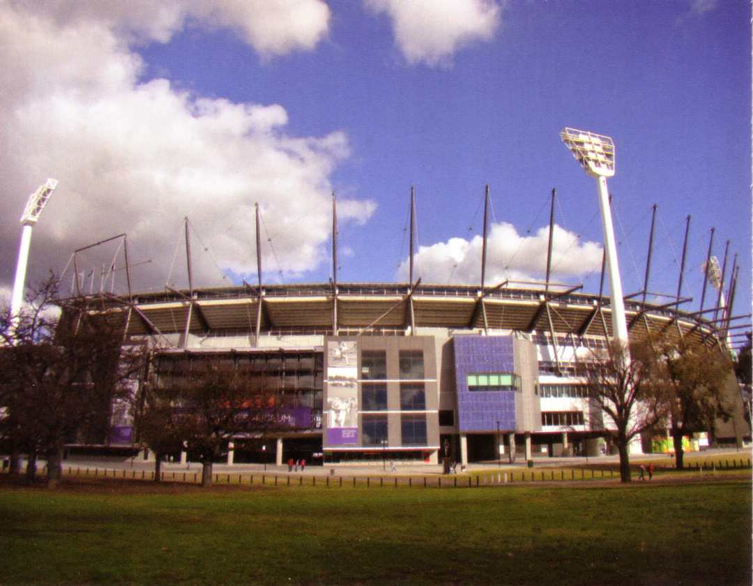 VIC - Melbounre Cricket Ground Stadium (outside) - $1.00 : Postcard ...